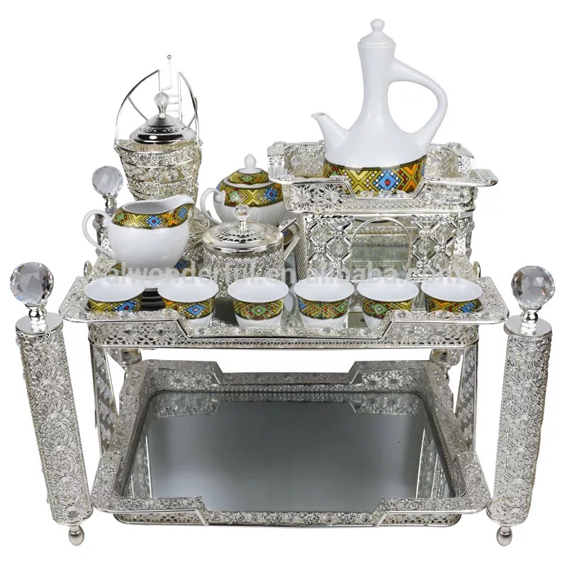 4 PCS Silver Rekebot Set (Type E) FT182 | Selamta L.L.C